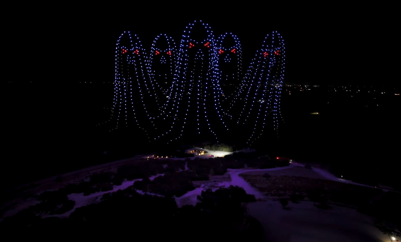 【節慶活動】SCARY Halloween Drone Show (1,200 Drones!) - 最新消息 - 無人機表演 - 室內表演 ...